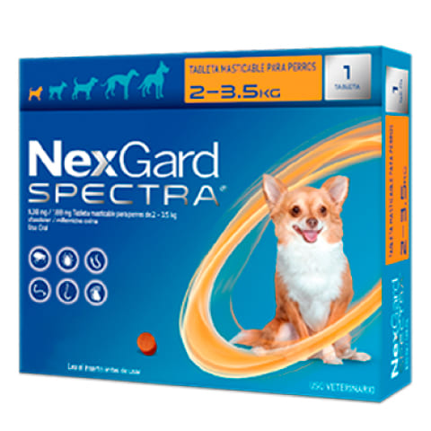 NexGard Spectra | Masticables contra pulgas y garrapatas para perros